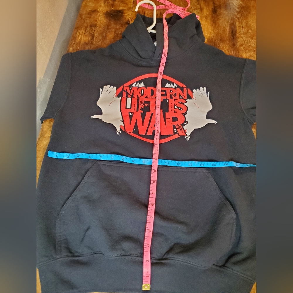 Early 2000s Rare Vintage Modern Life Is War Hoodie - Gem